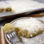Easy Coconut Sheet Cake Recipe - The Freckled Cook