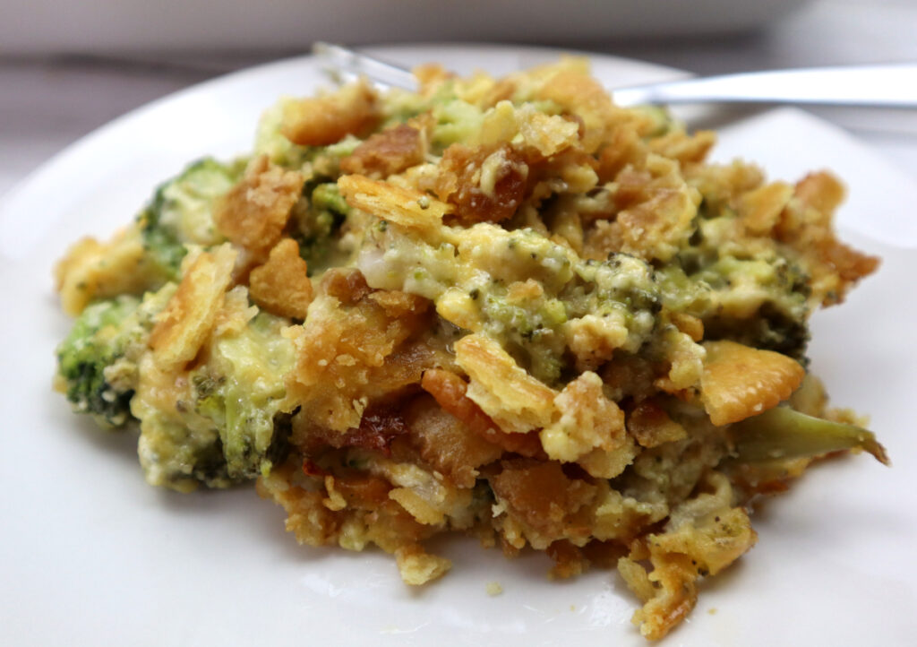 Easy Broccoli Cheese Casserole - The Freckled Cook