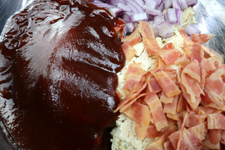 Easy BBQ Chicken Bubble Up Recipe - The Freckled Cook
