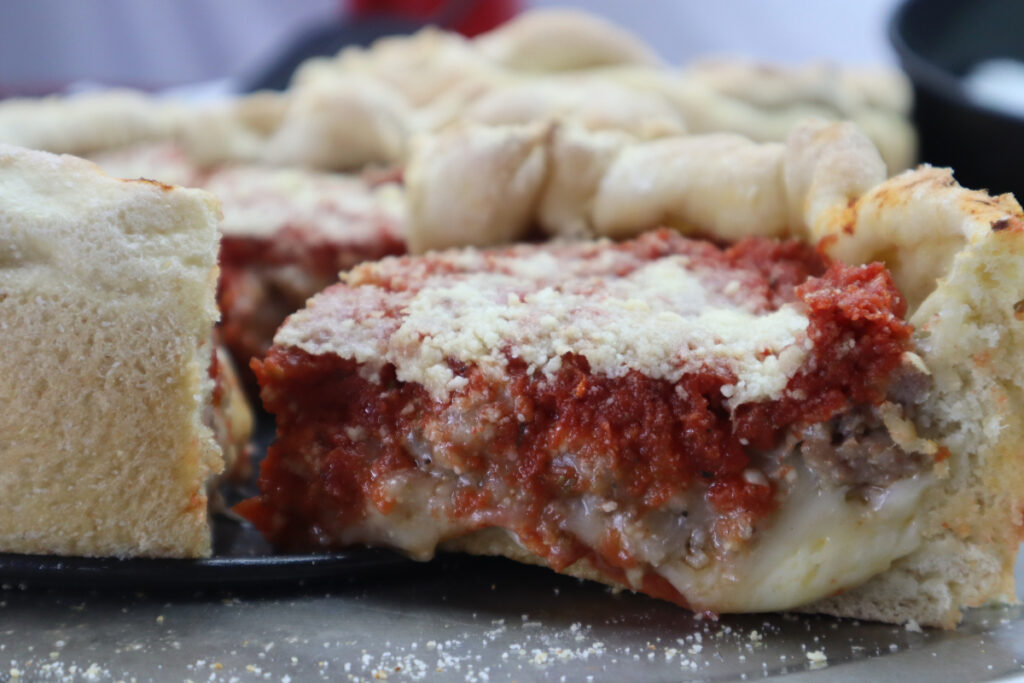 How to Make Chicago Style Deep Dish Pizza - The Freckled Cook