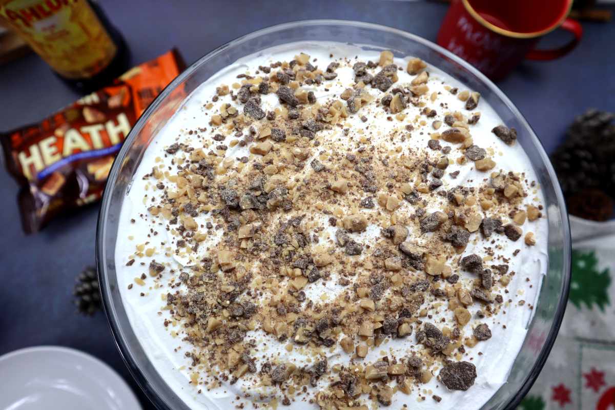 Chocolate Kahlua Trifle Cake - The Freckled Cook