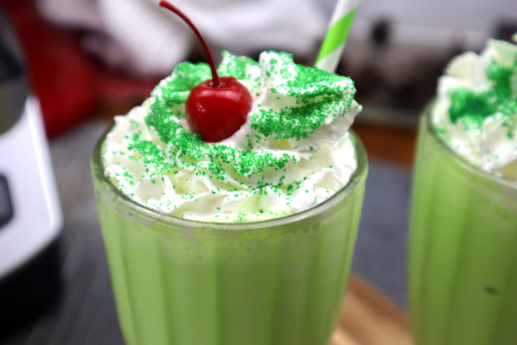 Easy Homemade Shamrock Shake Recipe - The Freckled Cook