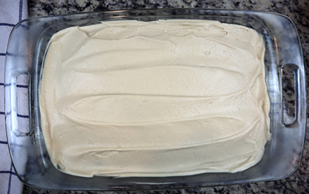 Easy Root Beer Float Cake Recipe - The Freckled Cook