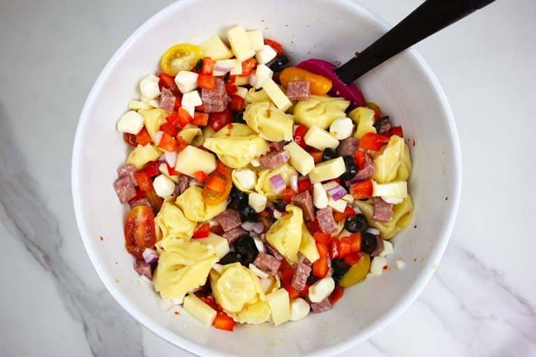 Tortellini Pasta Salad - The Freckled Cook